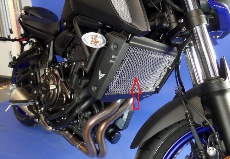 Yamaha Radiator rooster MT-07 - Motoraccessoires overig, Yamaha ...