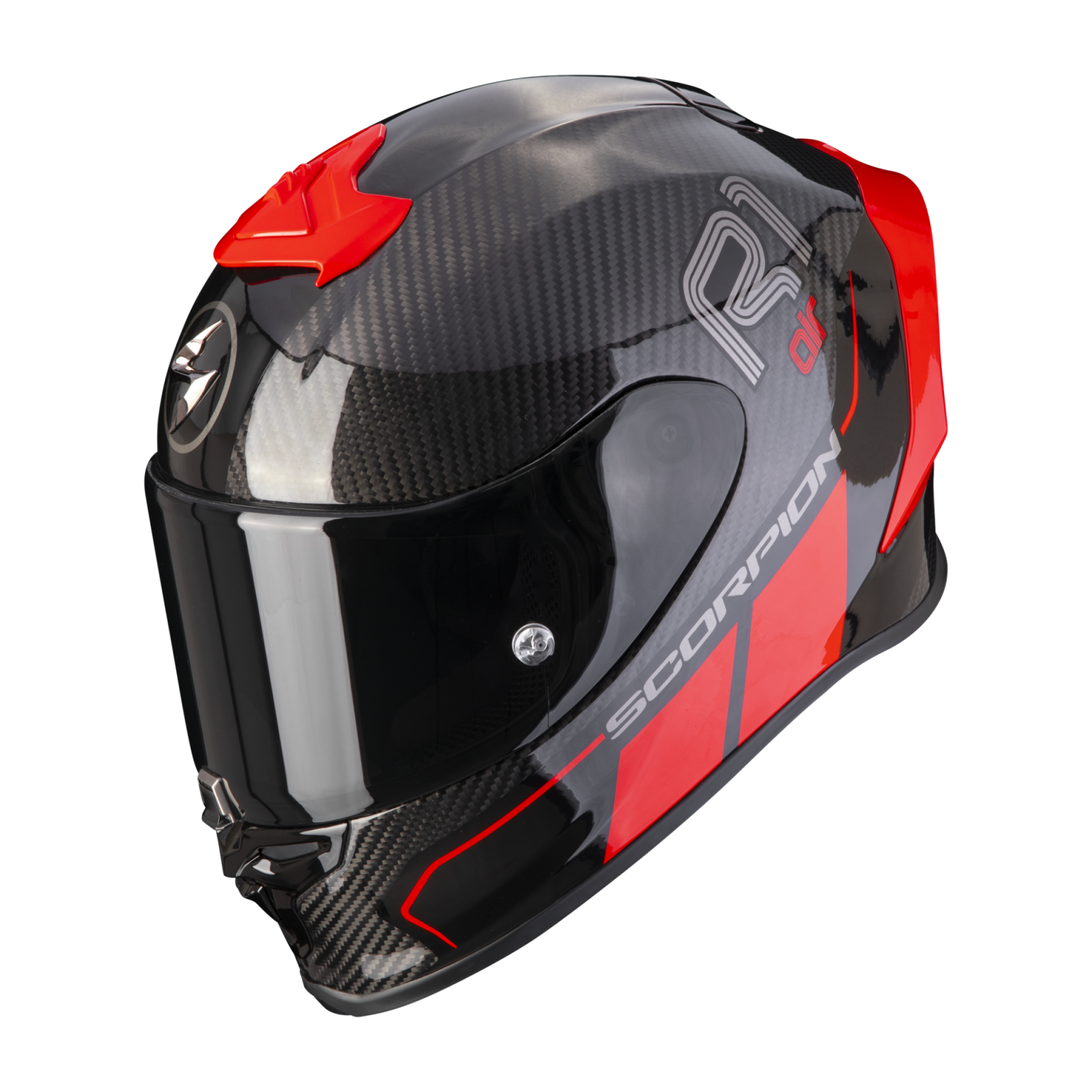 Scorpion Exo R1 Evo Carbon Air Corpus II Red - Integraalhelmen ...